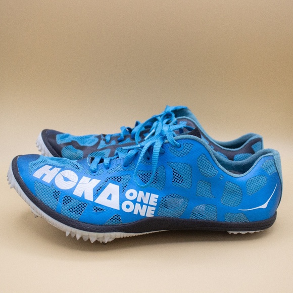 Hoka One One | Shoes | Hoka One One Rocket Md Blue Track Cleats Mens ...